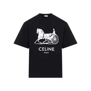 Celine Relaxed T-shirt - Black