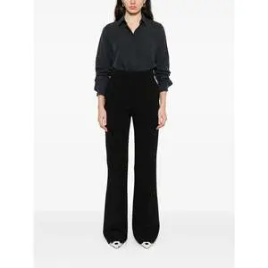 Max Mara Silk Shirt With Chest Pocket - Blue