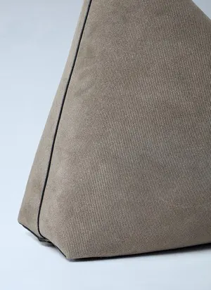 TOTEME Bevel Suede Handbag