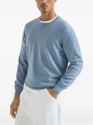 Brunello Cucinelli Cashmere Crewneck Sweater - Multicolor