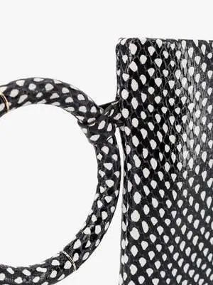 TOM FORD Aura Leather Clutch Bag With Snake Motif - Multicolor