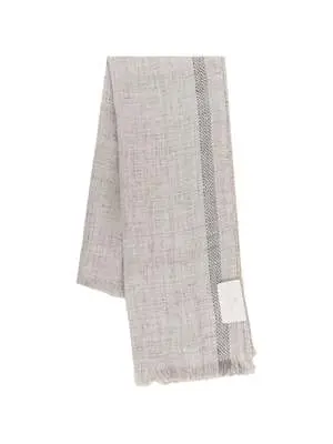Brunello Cucinelli Embroidered Scarves For Men