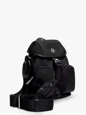 Moncler Nylon Crossbody Bag With Logo Patch - Multicolor