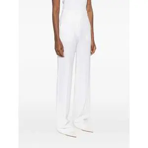 Max Mara Tailored Virgin Wool Trousers - Cream