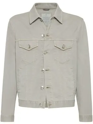 Brunello Cucinelli Brunello Cucinelli Denim Cotton Jacket Multicolor