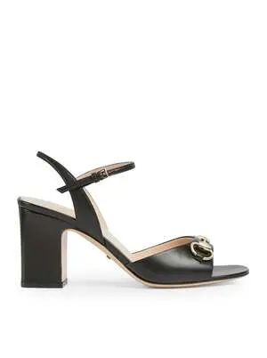 Gucci Horsebit Heeled Sandals