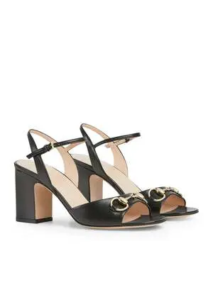 Gucci Horsebit Heeled Sandals