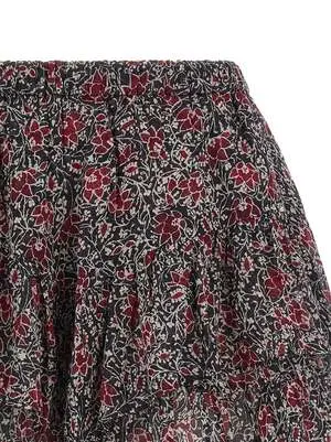 Isabel Marant Étoile Jacadia Micro-floral Ruffled Shorts