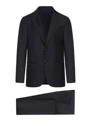 Giorgio Armani Tailored Wool And Cashmere Suit - Multicolor