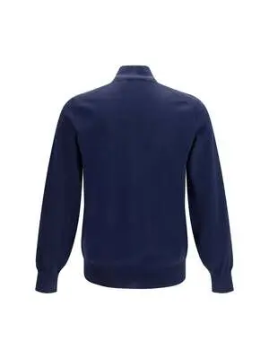 Brunello Cucinelli Rib Knit Cotton Cardigan