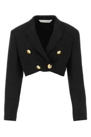 Palm Angels Polyester Blend Boyfriend Blazer - Black