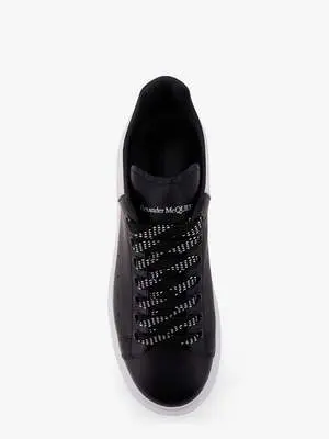 Alexander McQueen Low-top Leather Sneakers - Black