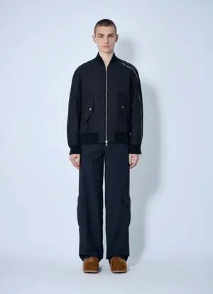 Dries Van Noten Paxford Cotton Cargo Pants - Gray