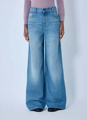 Chloé High-rise Wide-leg Jeans - Blue