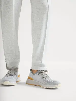 Brunello Cucinelli Cotton Knitted Sneakers