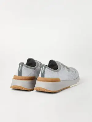 Brunello Cucinelli Cotton Knitted Sneakers