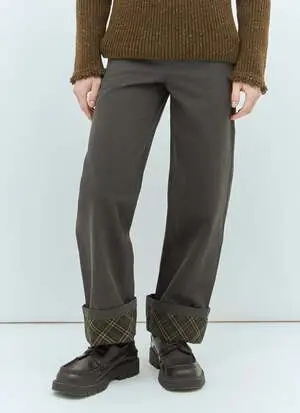 Burberry Mid Rise Pants For Men