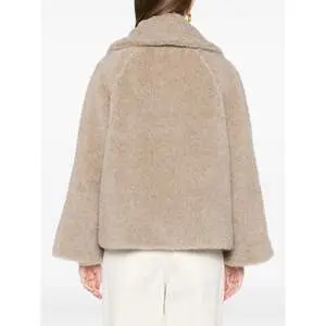 Max Mara Double-breasted Coat - Cream