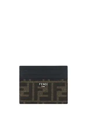 Fendi Card Holder - Brown