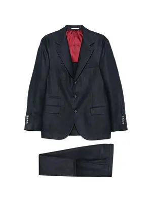 Brunello Cucinelli Silk Blend Suit - Multicolor