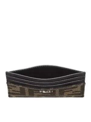Fendi Ff Jacquandi Card Holder - Multicolor