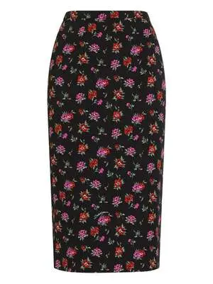 Dolce & Gabbana Floral Print Midi Skirt - Multicolor
