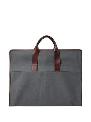 Brunello Cucinelli Techno Fabric Clothes Cover With Leather Details - Multicolor