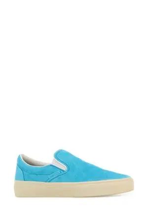 TOM FORD Light Suede Slip-on Sneakers - Blue