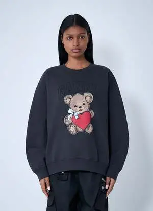 GANNI Graphic Motif Sweatshirt