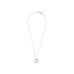 MAISON MARGIELA Numeric Logo Ring Necklace - Silver