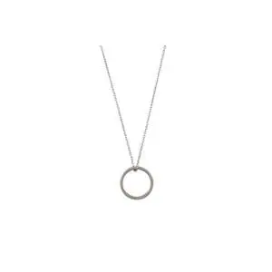 MAISON MARGIELA Numeric Logo Ring Necklace - Silver