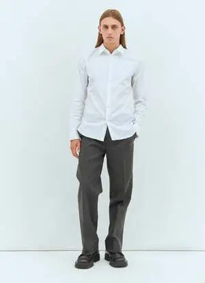 Miu Miu Marled Wool Tailored Trousers