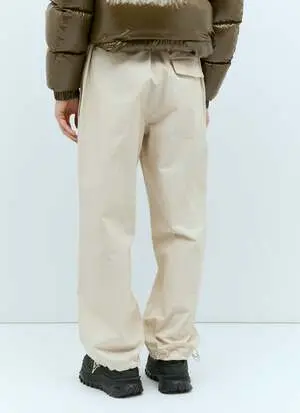 Moncler Cotton Poplin Drawstring Waist Pants