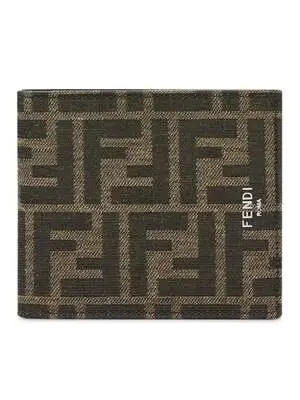 Fendi Ff Jacquard Wallet - Multicolor