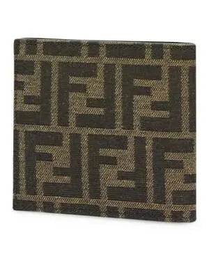 Fendi Ff Jacquard Wallet - Multicolor