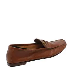 Versace Leather Loafers - Brown