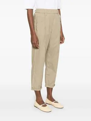 Brunello Cucinelli Cotton Trousers Made In Italy