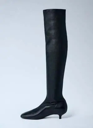 TOTEME Stretch Leather Knee-high Boots