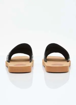 Chloé Woody Slides - Black