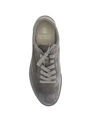 Brunello Cucinelli Leather Lace-up Sneakers - Multicolor
