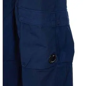 C.P. COMPANY Micro-reps Cargo Pants With Lens Logo - Blue