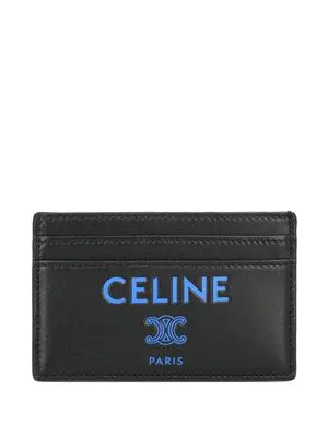 Celine Leather Credit Card Case - Multicolor