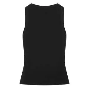 Givenchy Sleeveless Ribbed Tank Top - Black