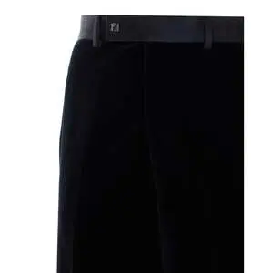 Fendi Velvet Straight-leg Trousers