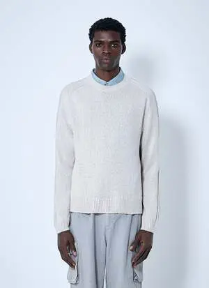 Our Legacy Silk Knit Crewneck Sweater - Cream