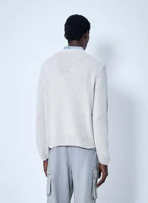 Our Legacy Silk Knit Crewneck Sweater - Cream