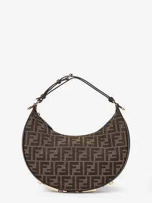 Fendi Ff Jacquard Fabric Handbag - Multicolor