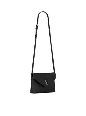Saint Laurent Cassandra Lambskin Messenger Envelope Bag