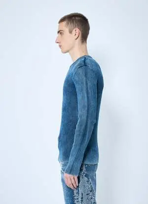 DIESEL® K-darin-d Sweater In Cotton - Blue