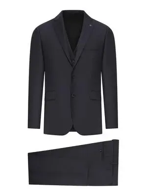 Tagliatore Bruce Tailored Wool Suit - Multicolor